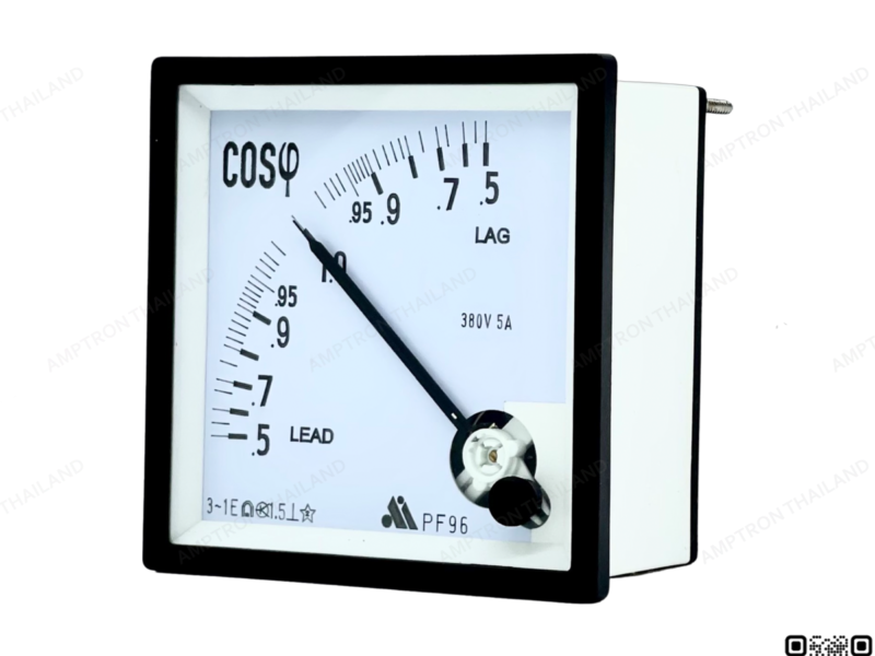 อนาล็อคมัลติมิเตอร์ AC Power Factor Meter IEC - Amptron Instrument Thailand