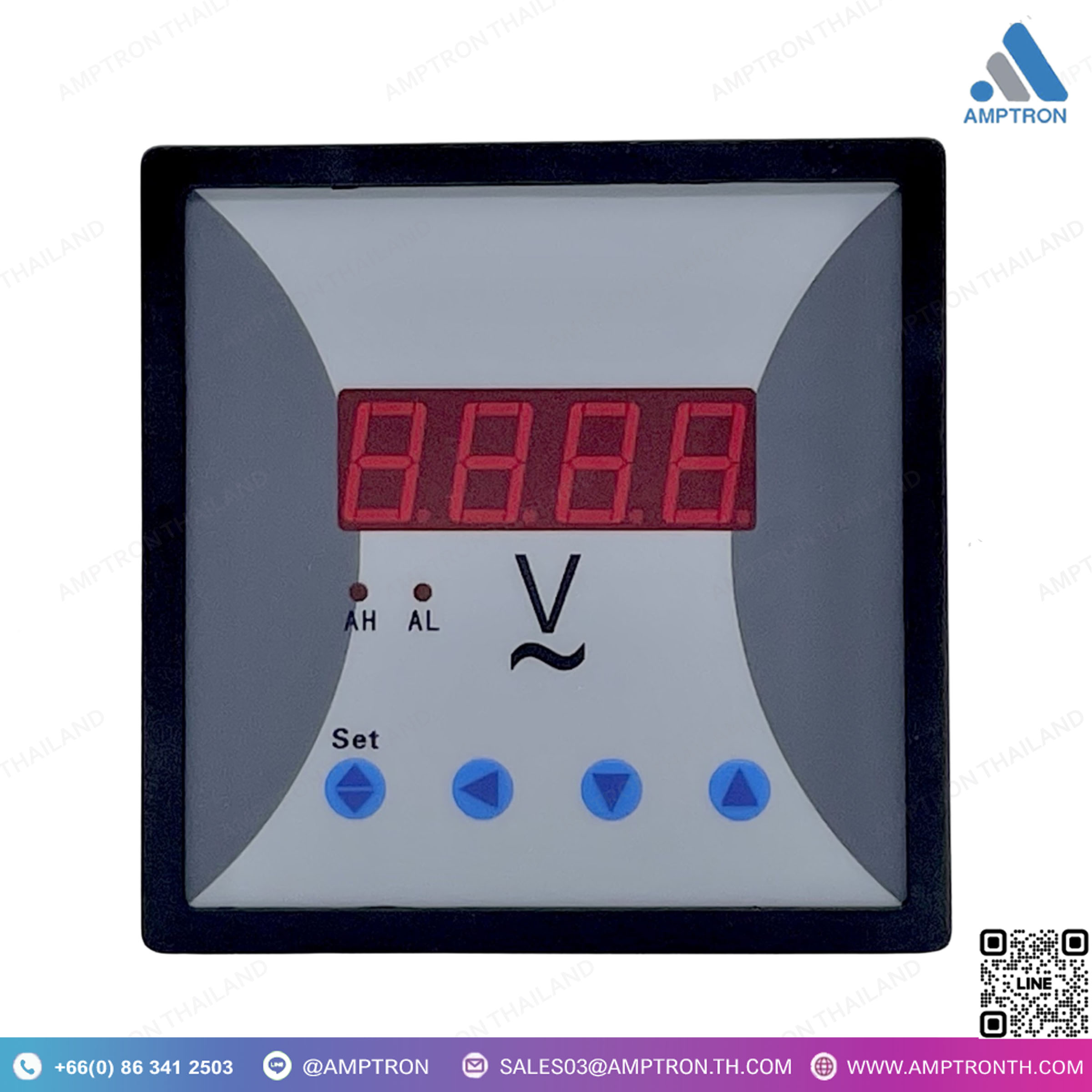 Digital Meter DP วัดแรงดัน กระแส ความถี่ - Amptron Instrument Thailand