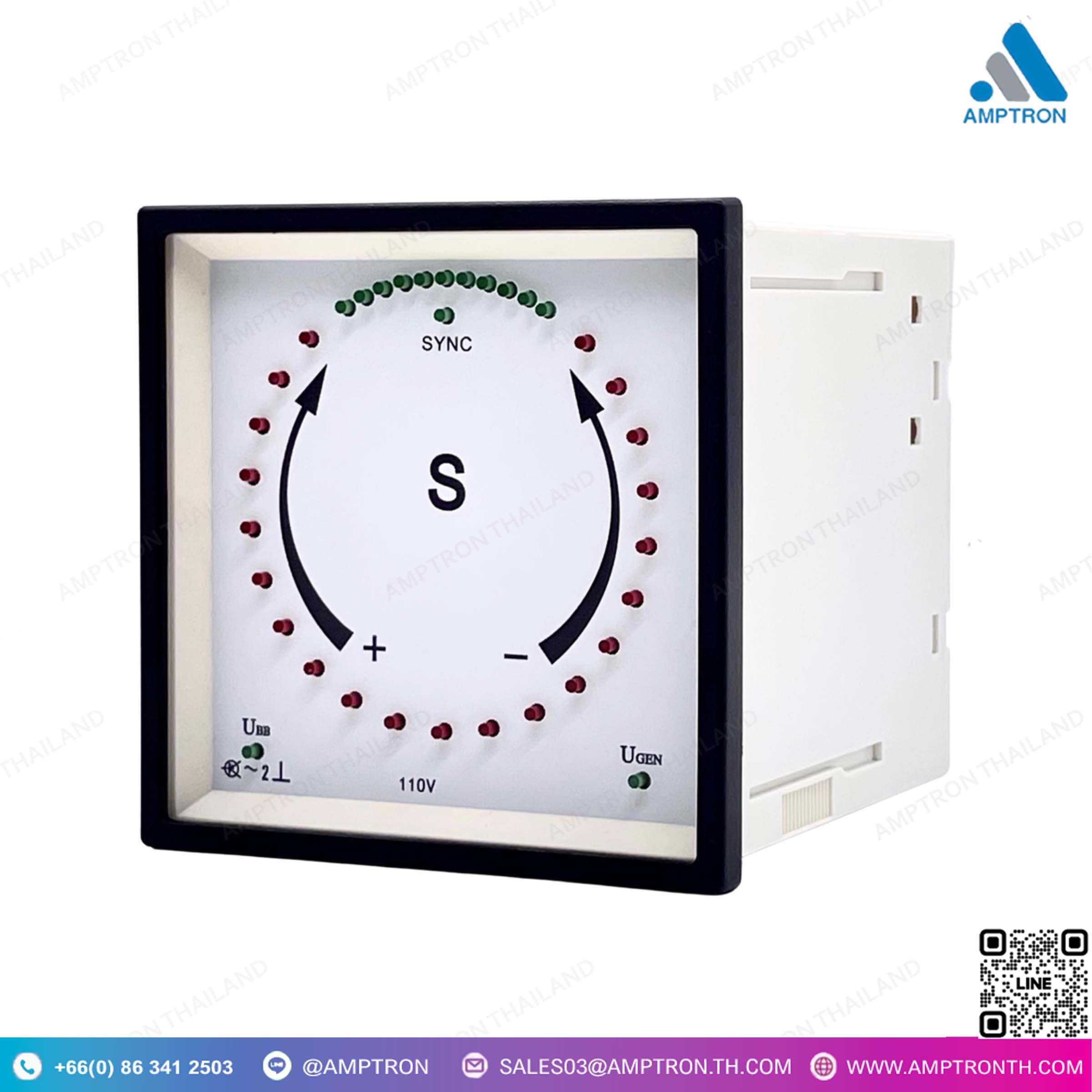 อนาล็อกมิเตอร์ขนาน LED Digital Synchroscope Meter