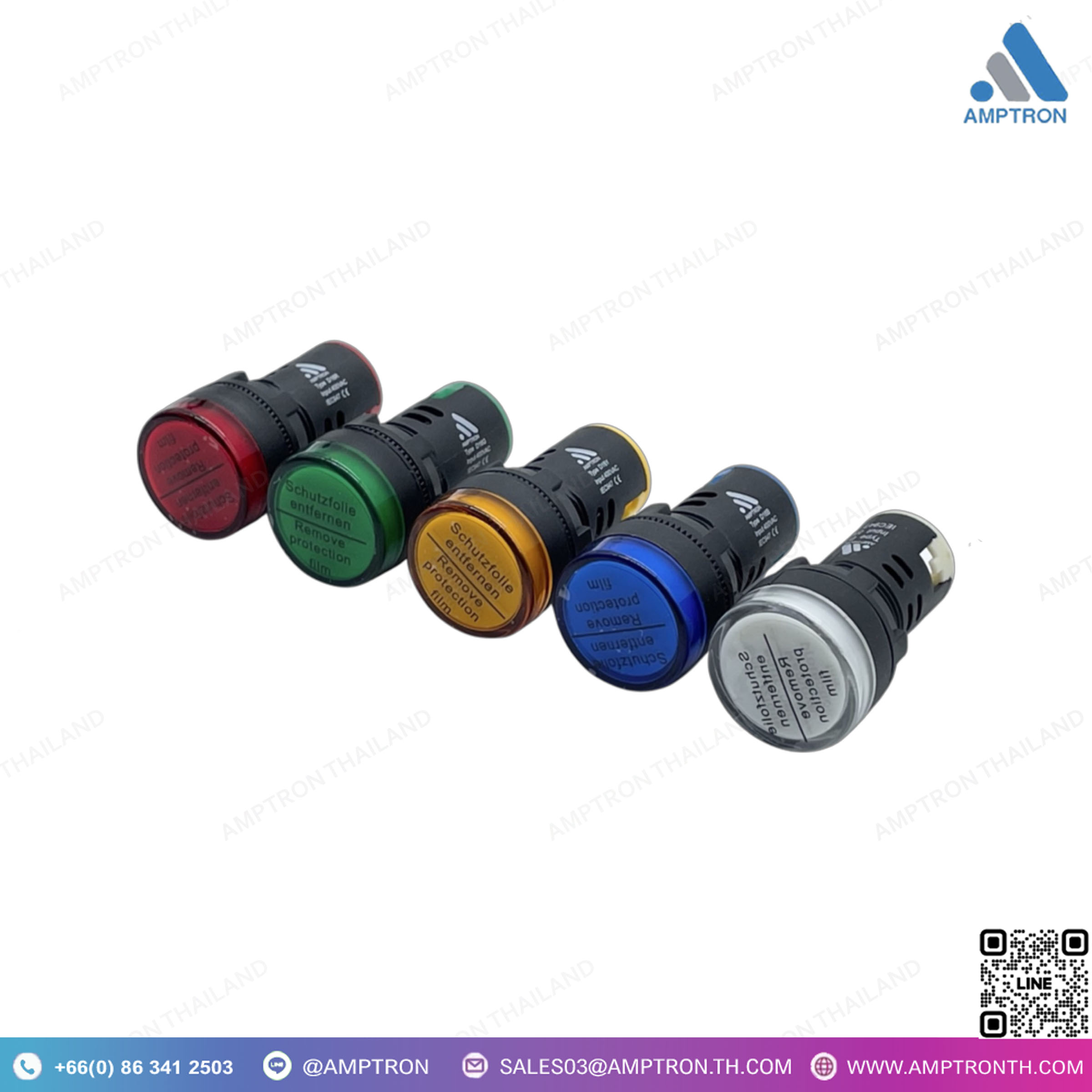 ไฟแสดงสถานะ (Pilot Lamp) Indicating lamp Din panel