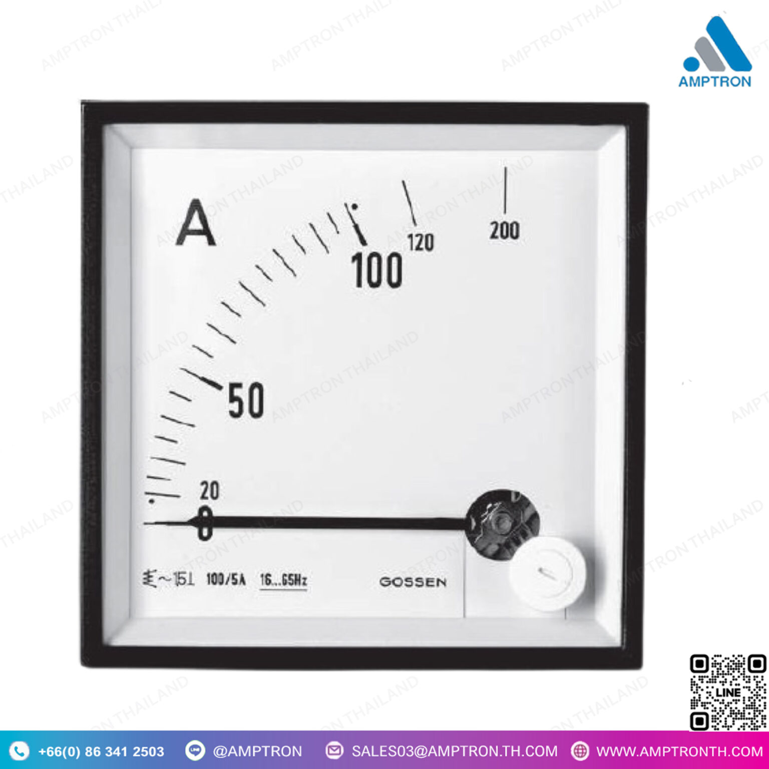 Analog Meter Moving-Iron Panel อนาล็อกมิเตอร์ GOSSEN