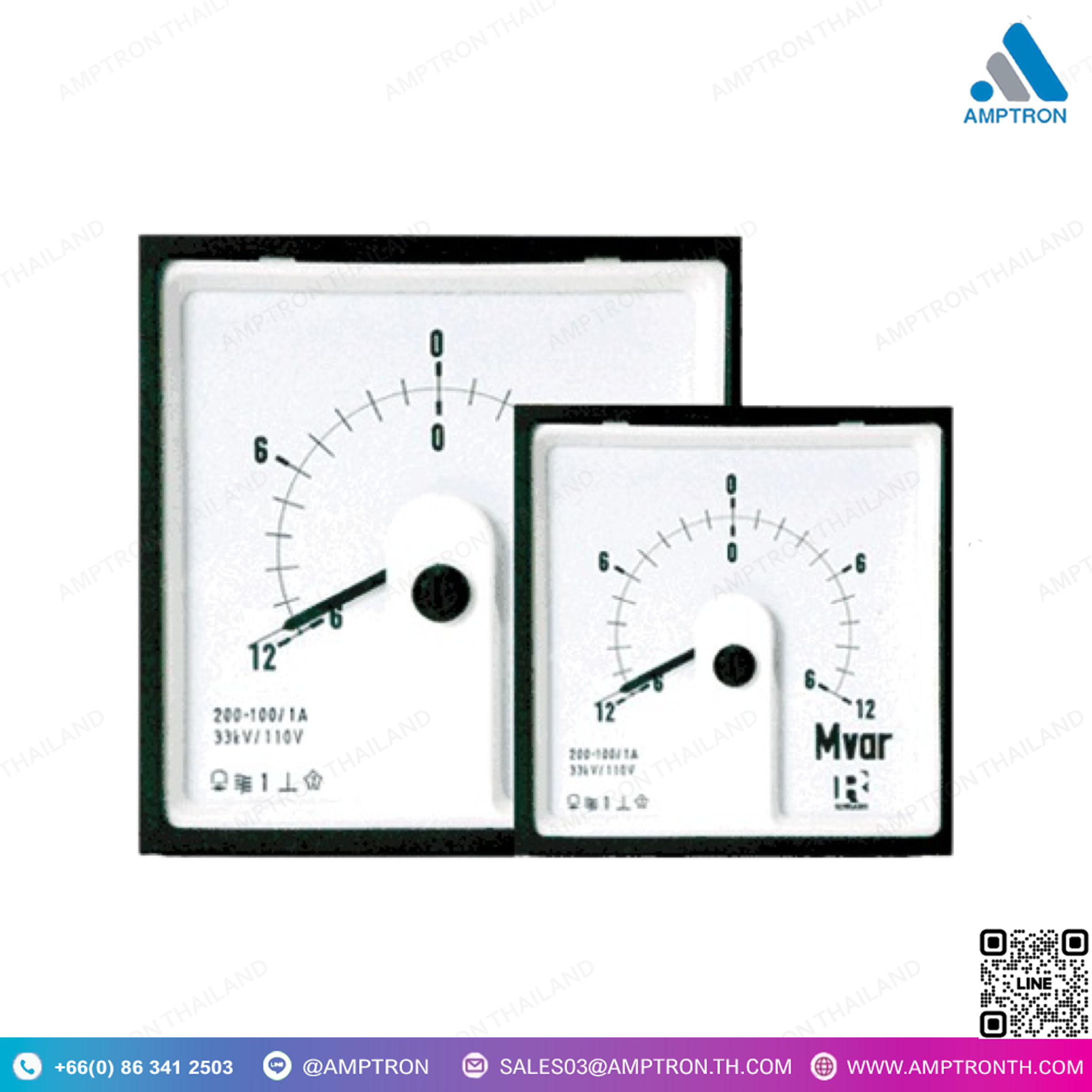 มิเตอร์แบบอนาล็อก Analog Watt and Var Meter : LML