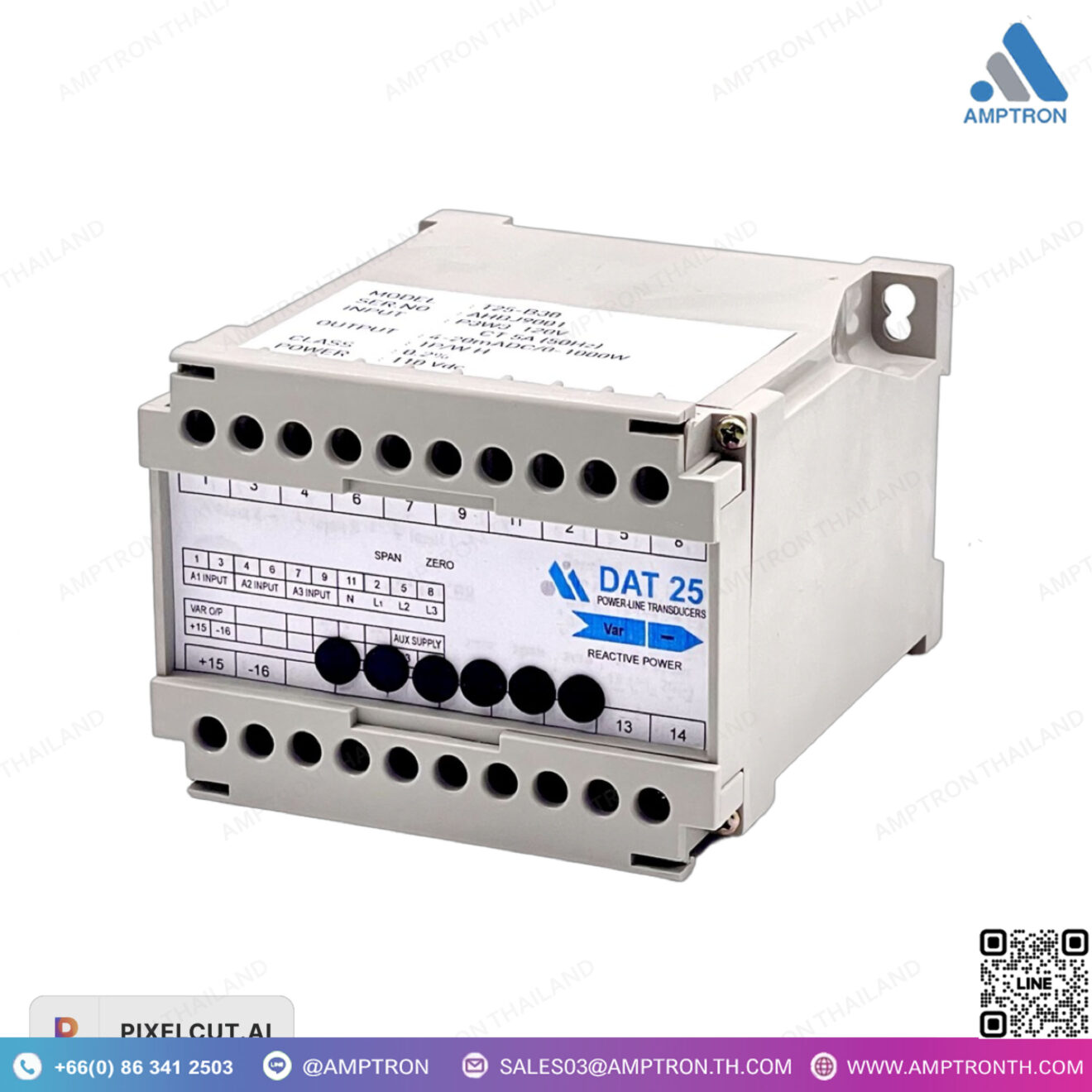 ทรานสดิวเซอร์ (Var) Reactive Power Line Transducer T25-B