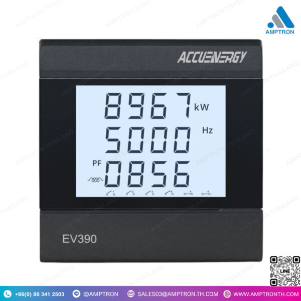 Power Energy Panel Meters มิเตอร์วัดกำลังและพลังงาน EV300