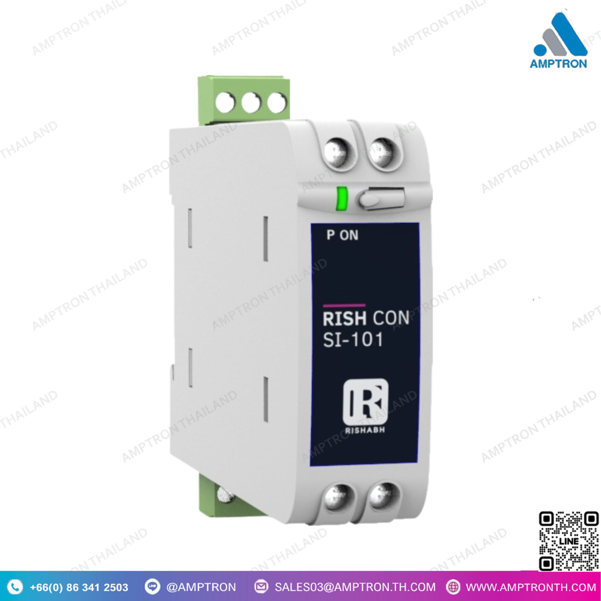 ตัวแยกสัญญาณ Signal Isolator DC รุ่น Rish CON SI 101