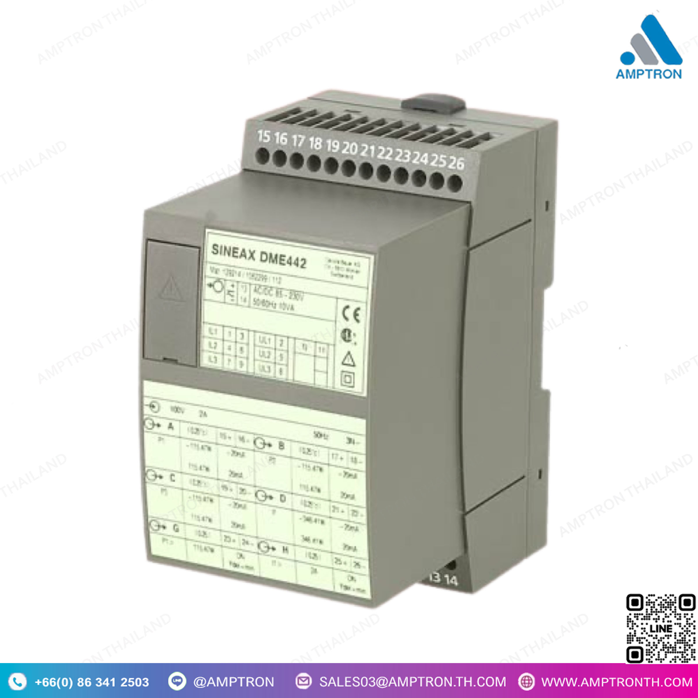 Programmable Multi Transducers มัลติทรานสดิวเซอร์ SINEAX