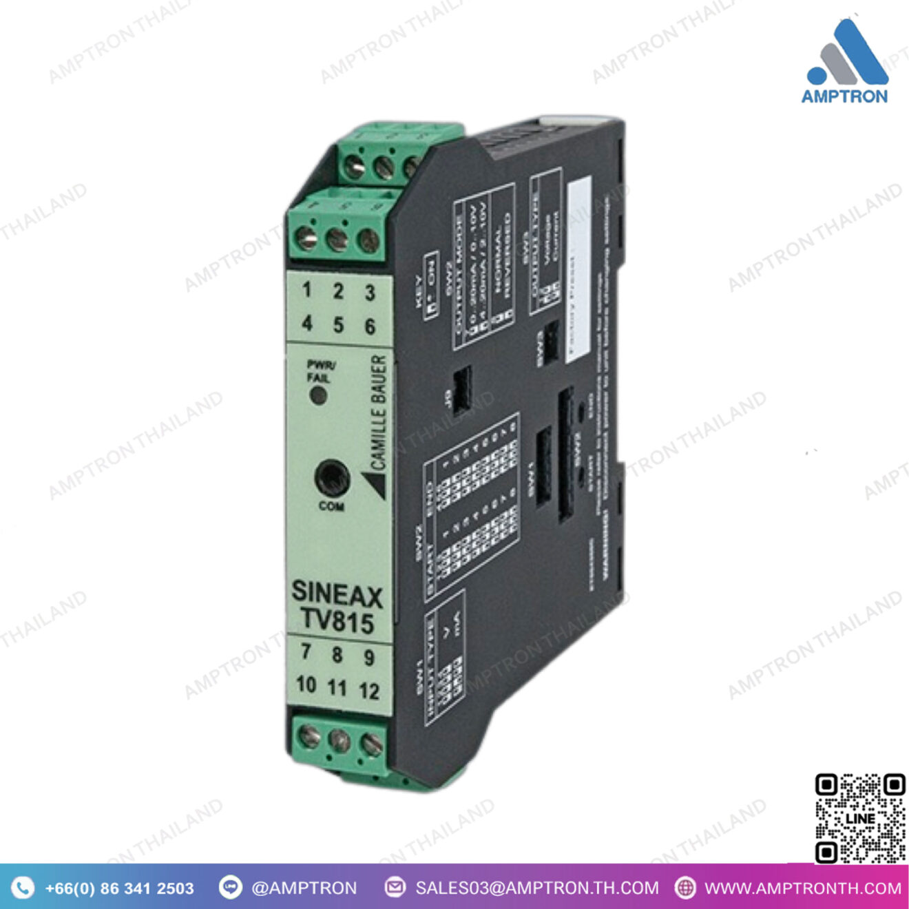 ตัวแปลงสัญญาน รุ่น SINEAX TV815 DC signal converter