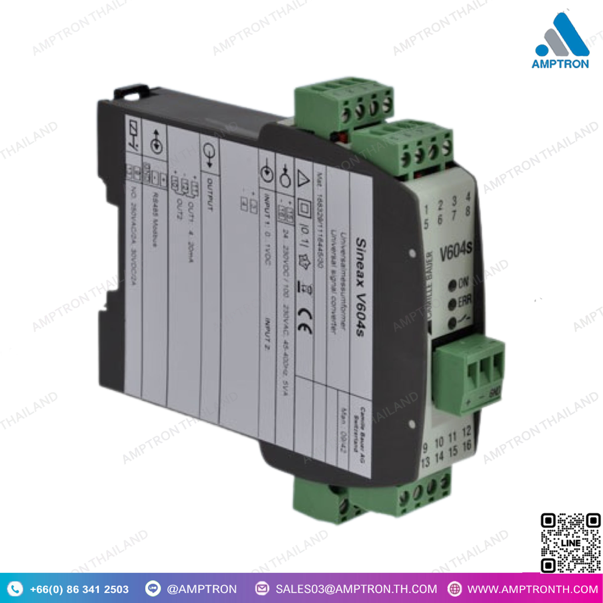 SINEAX V604s Programmable Multifunctional Transmitter