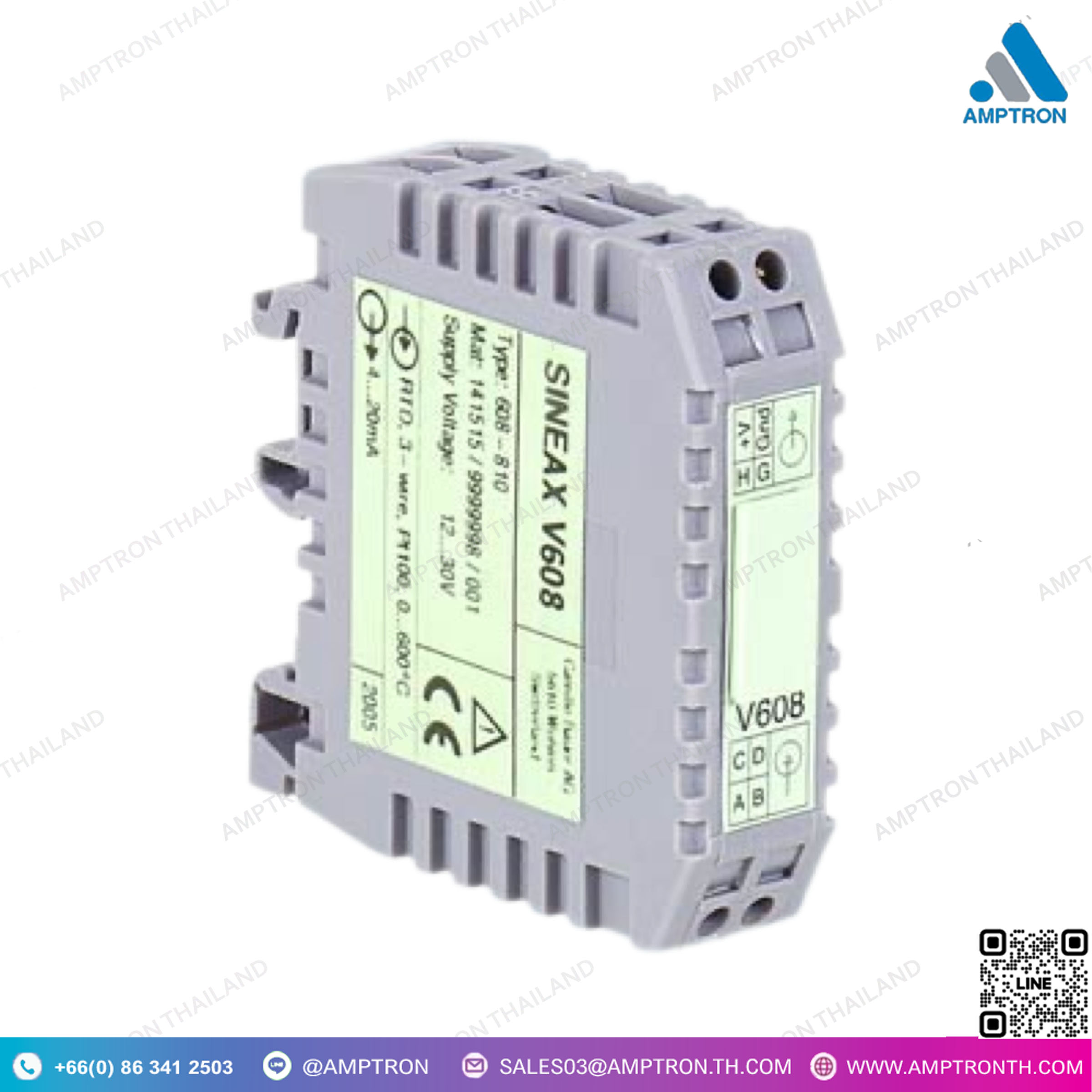 Programmable Two-wire Temperature Transmitter SINEAX V608