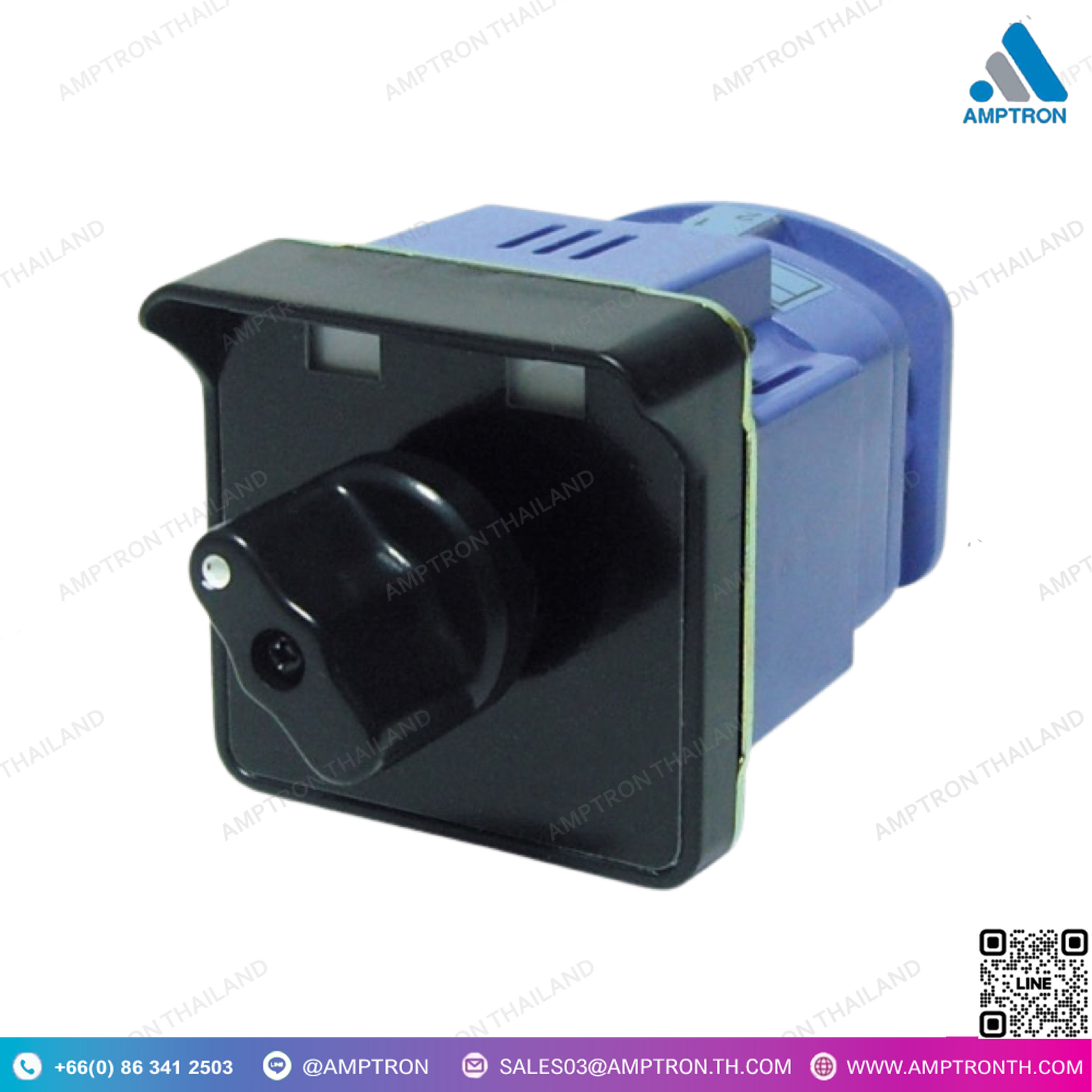 แคมซีเลคเตอร์สวิทส์ Cam Switch 5A Illuminated - Amptron Instrument Thailand