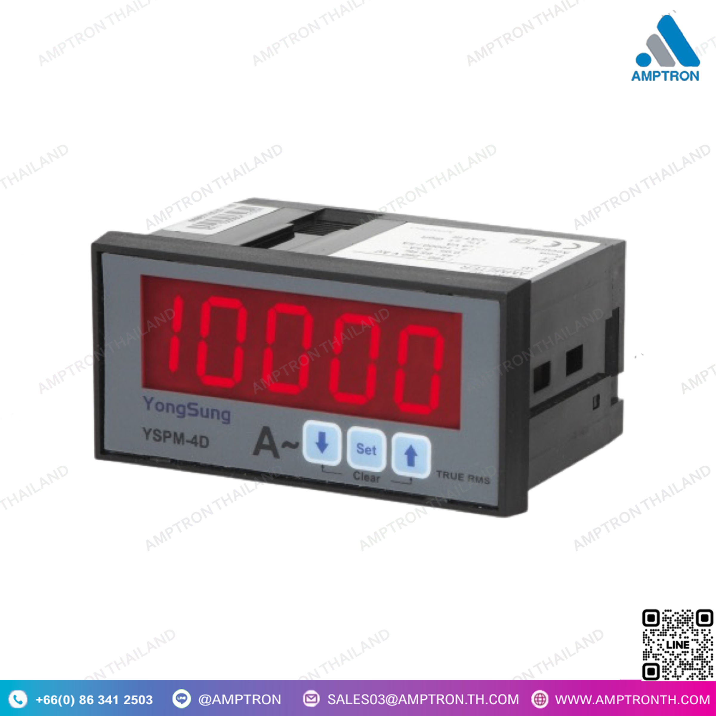 AC Digital Ampere Meters, Voltage Meters - Amptron Instrument Thailand