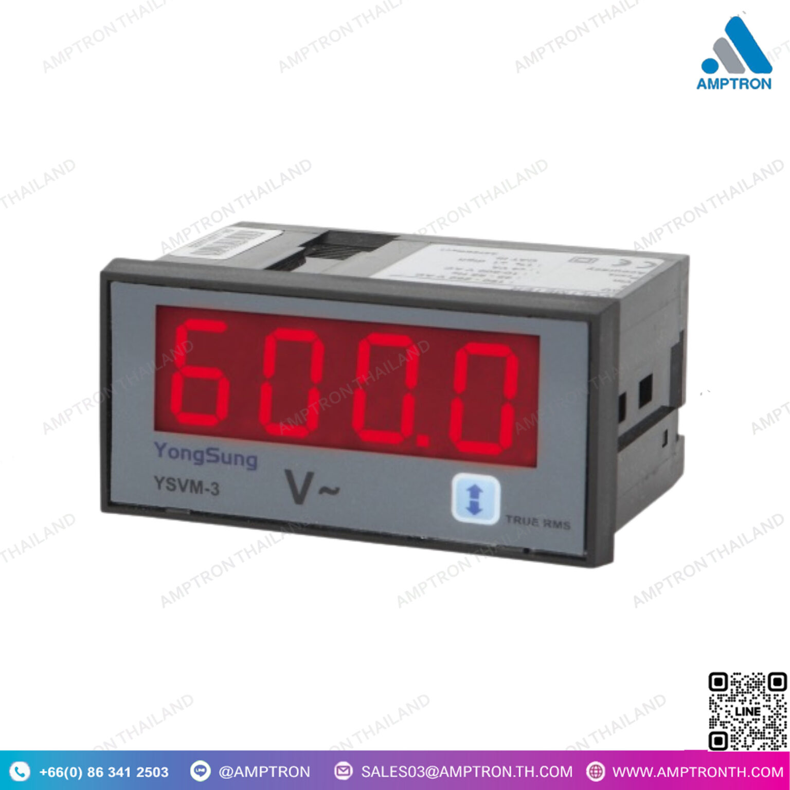 AC Digital Ampere Meters, Voltage Meters - Amptron Instrument Thailand