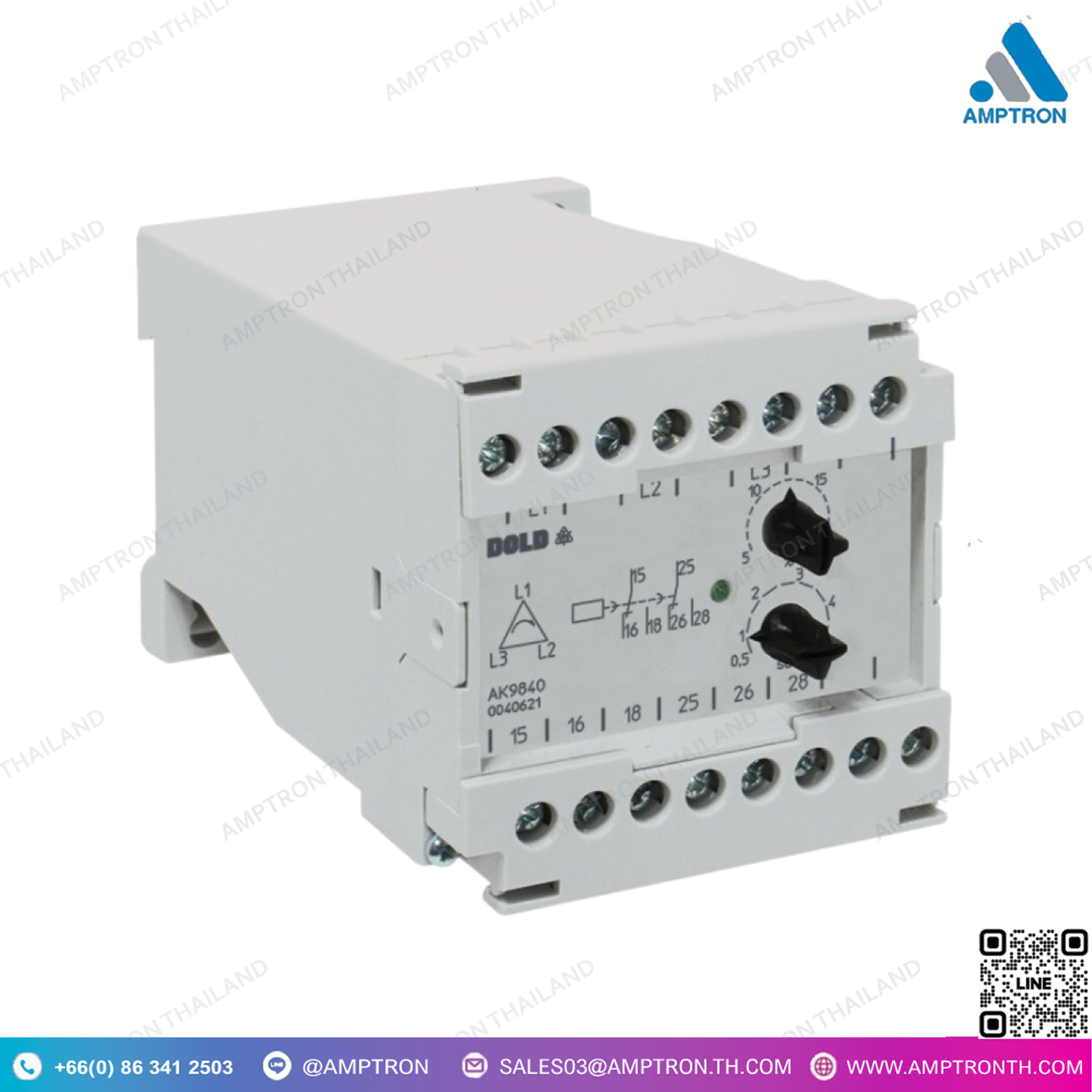 รีเลย์สำหรับตรวจสอบเฟสสมดุลย์ Asymmetry Relay AK 9840
