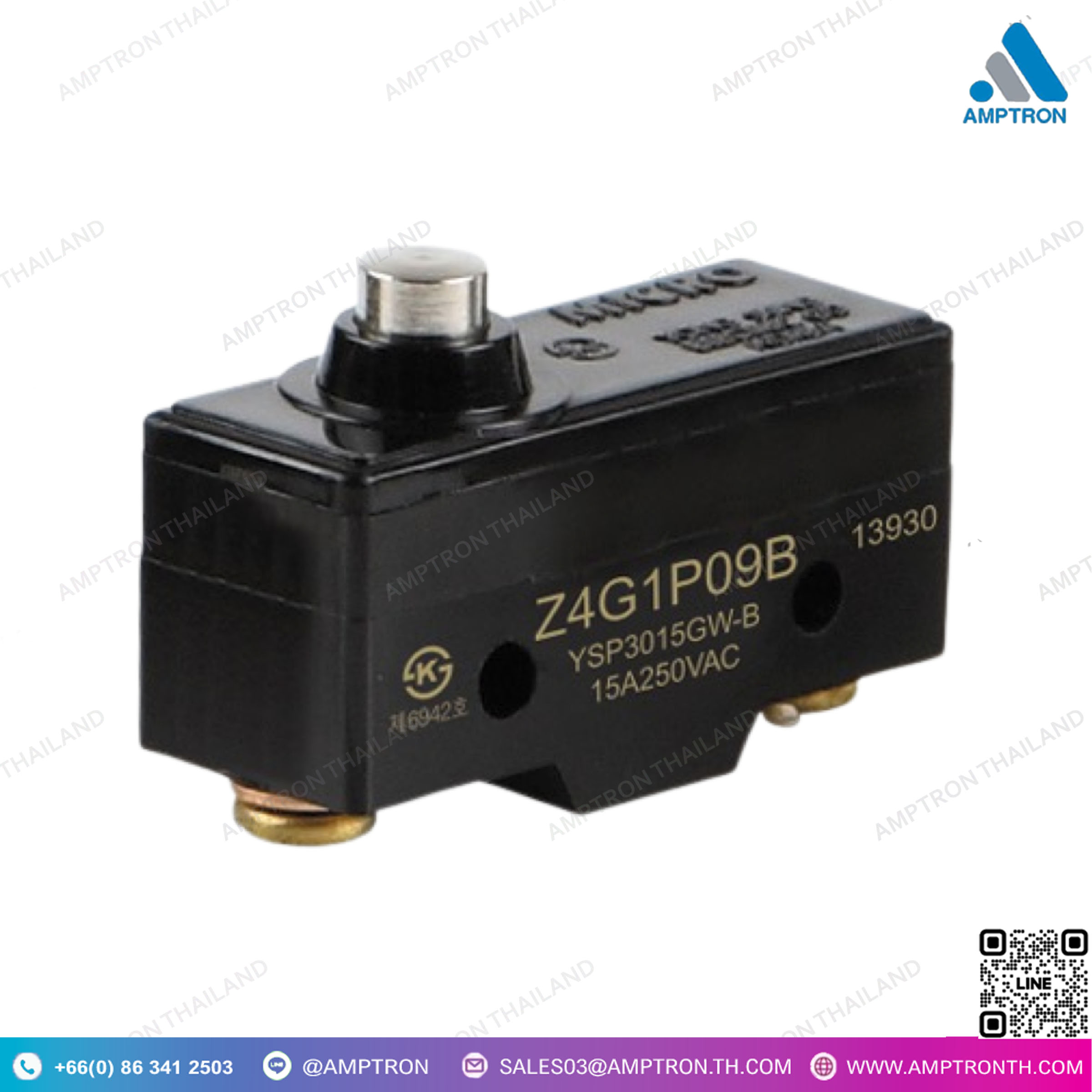 Alternating Current Micro Switch (Z Type) - Amptron Instrument Thailand
