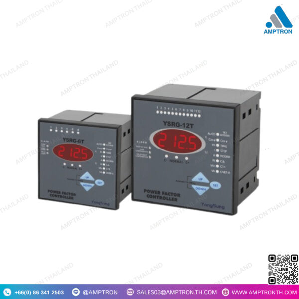 Auto Power Factor Controllers YS RG-6T - Amptron Instrument Thailand