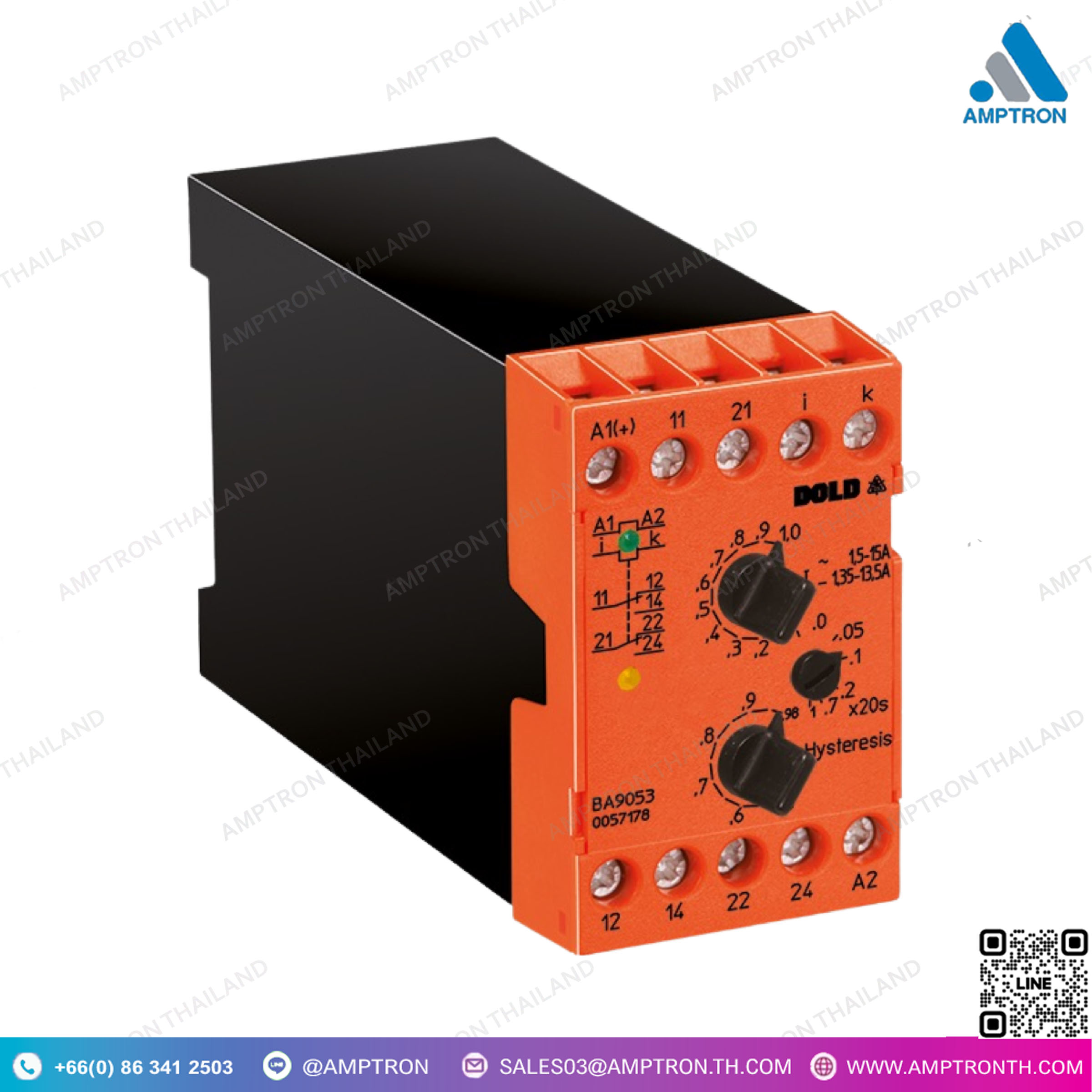 Varimeter Current Relay BA 9053 - Amptron Instrument Thailand