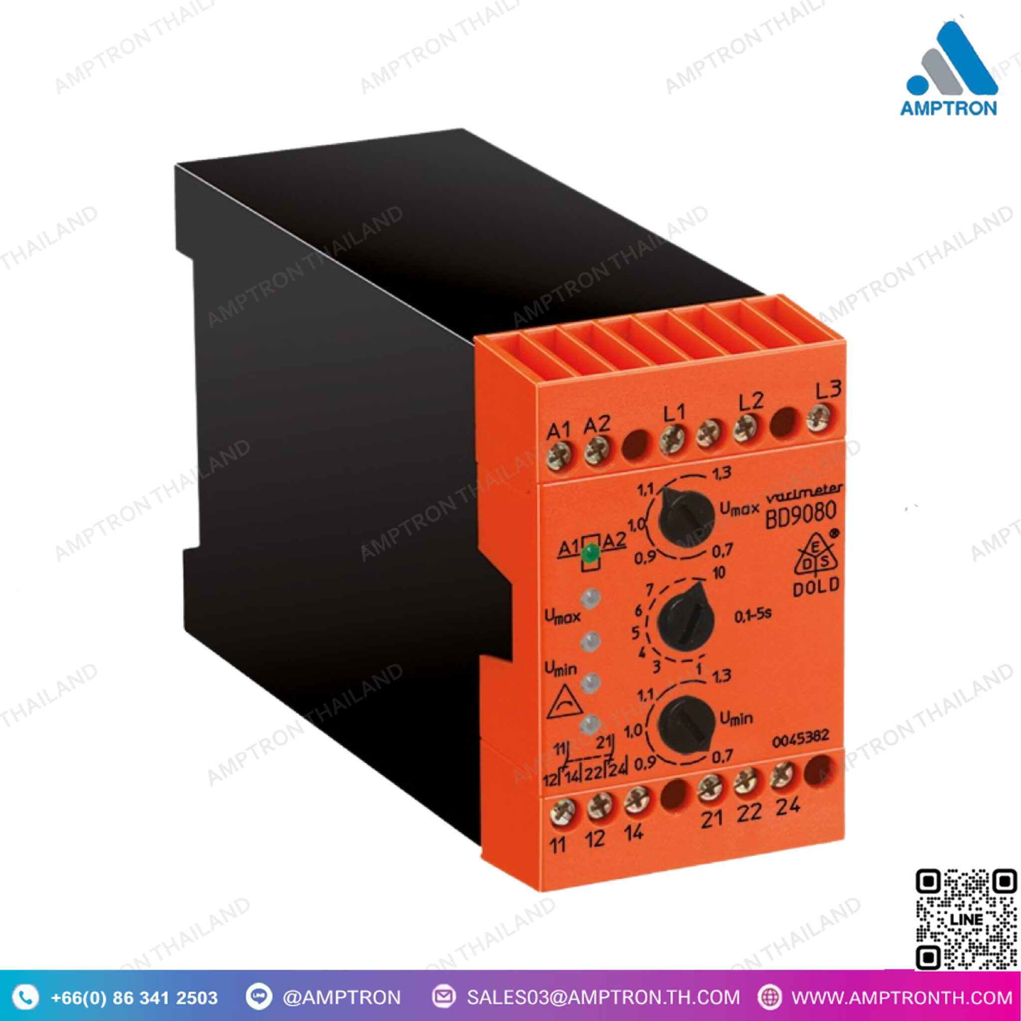 Relay Varimeter PRO Phase Monitor BD 9080 - Amptron Instrument Thailand