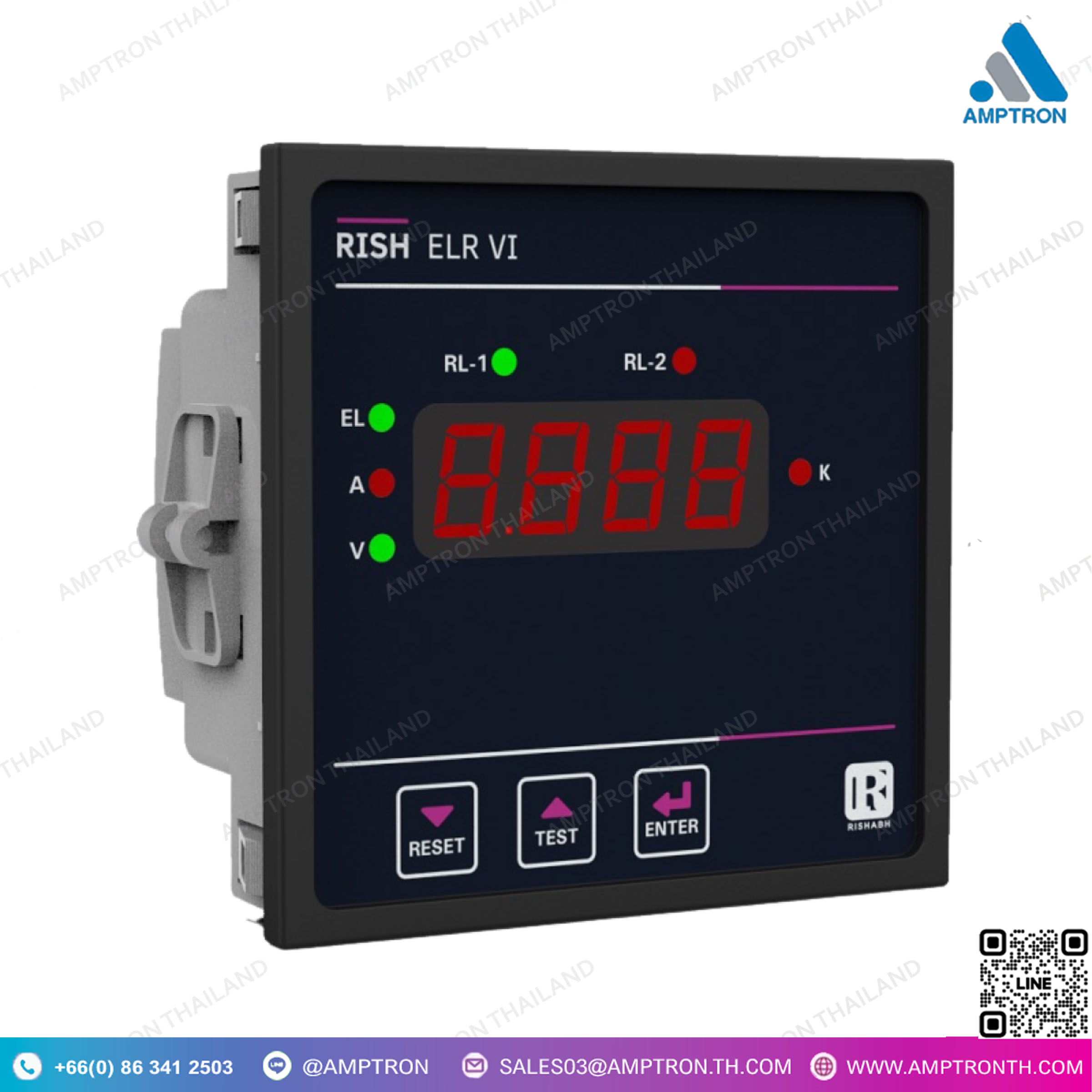 รีเลย์การรั่วไหลของดินแบบดิจิตอล Digital Earth Leakage Relay