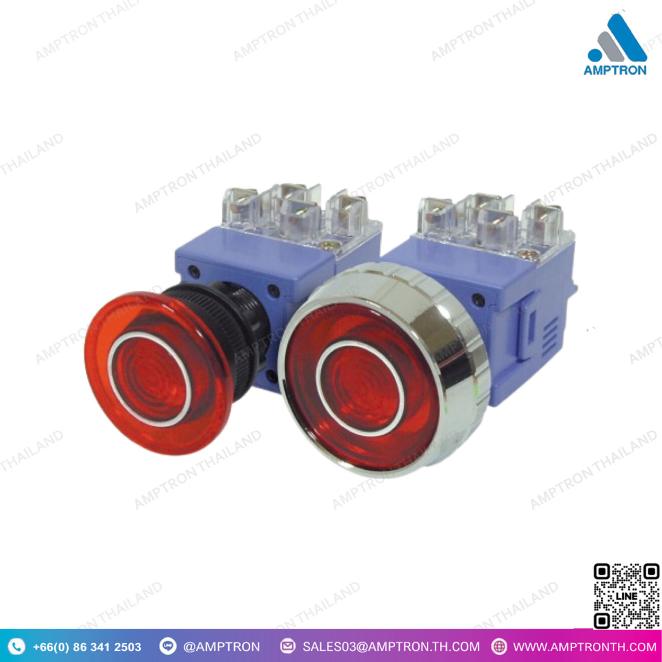 Emergency Illuminated Push Button Switch (A Type) - Amptron Instrument ...