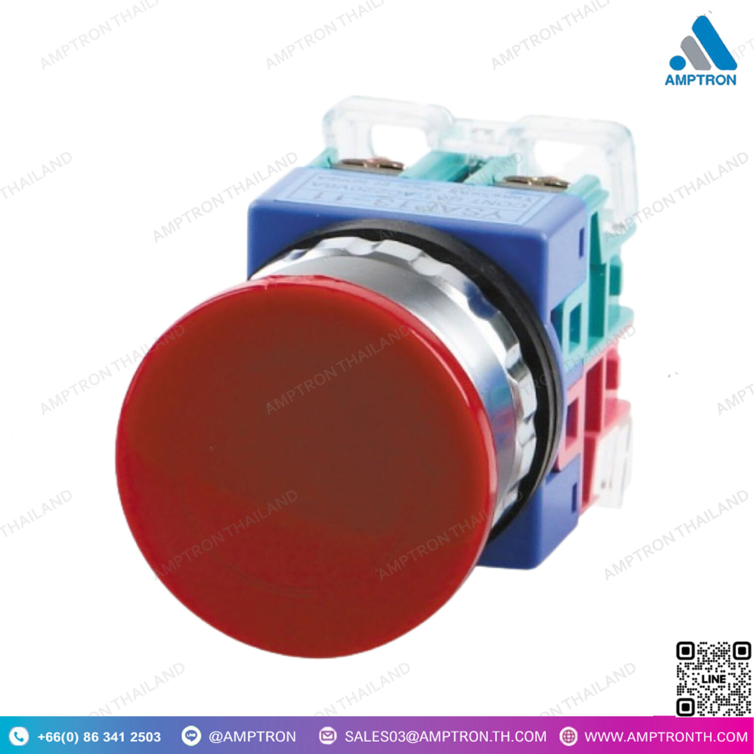 Emergency Push Button Switch (A Type) - Amptron Instrument Thailand