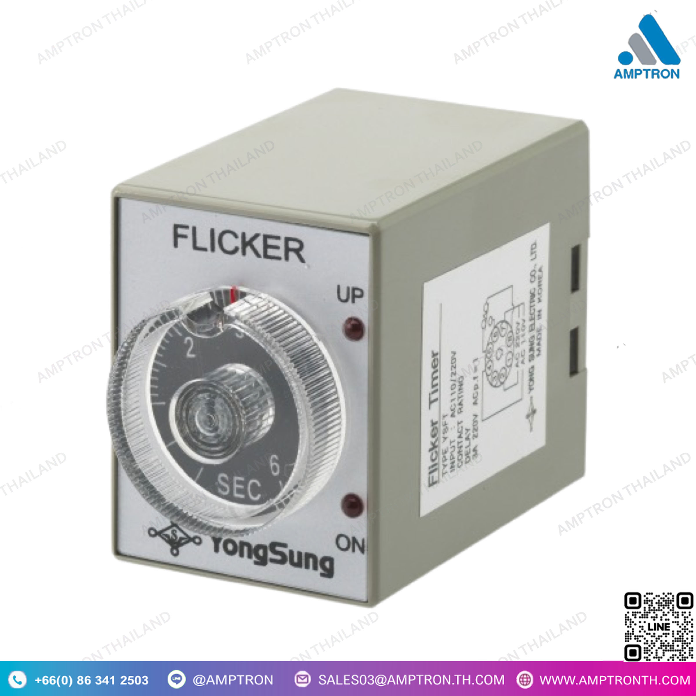 Flicker Timer YONGSUNG YS FT-F001060S - Amptron Instrument Thailand
