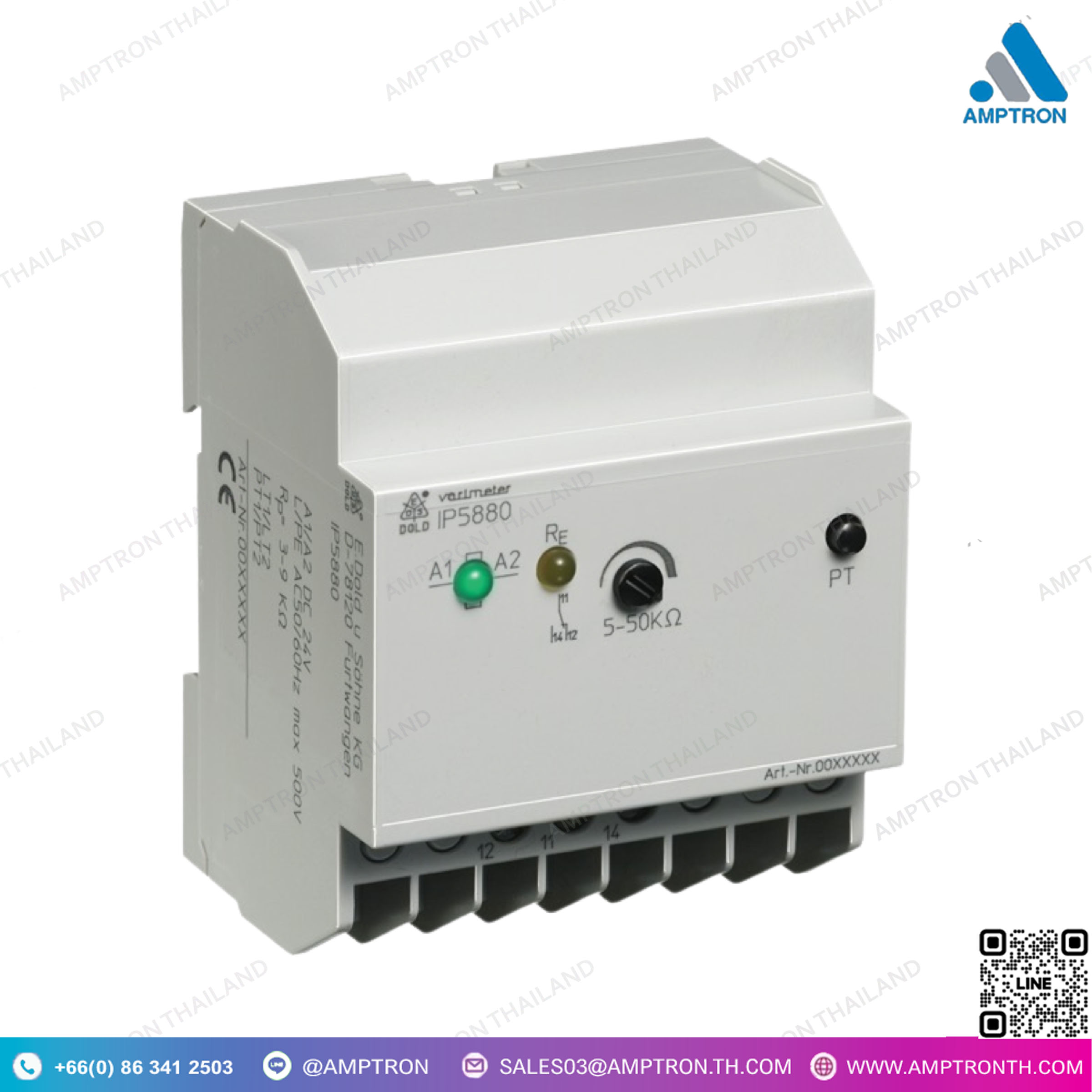 Varimeter IMD Insulation Monitor IP 5880/711 - Amptron Instrument Thailand