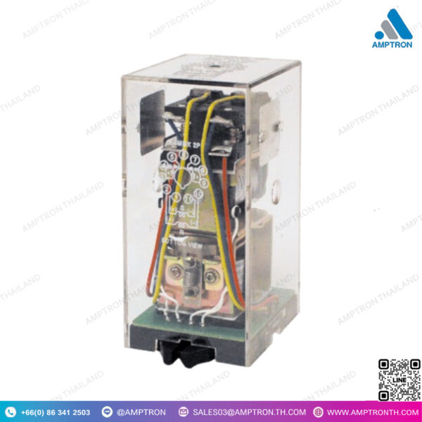 Keep Relay (2P)Model : YS MMK-2P110A110A - Amptron Instrument Thailand
