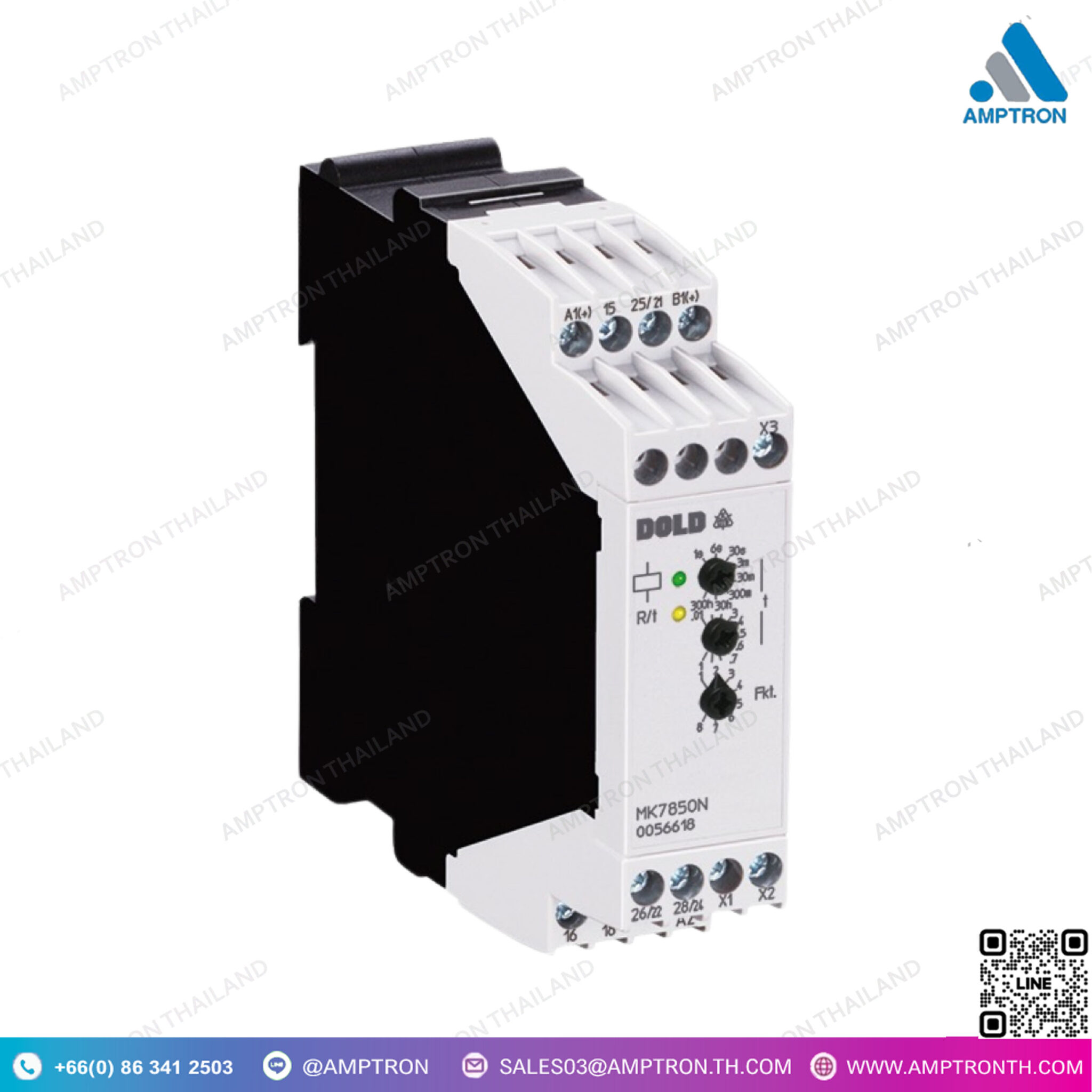 รีเลย์ Multifunction Relay MK 7850N/200 - Amptron Instrument Thailand