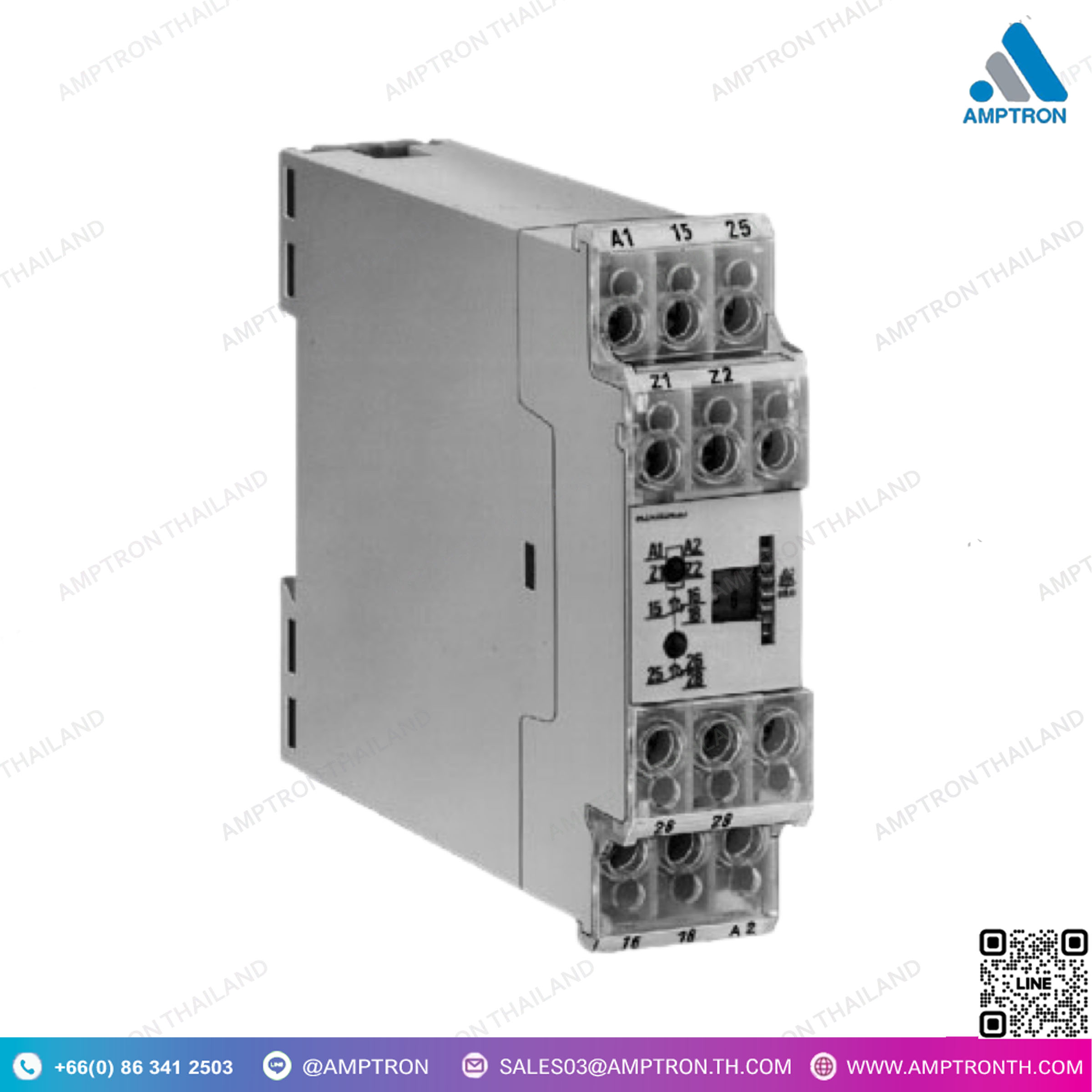 รีเลย์หน่วงเวลา Minitimer Timer, On-delay MK 9908