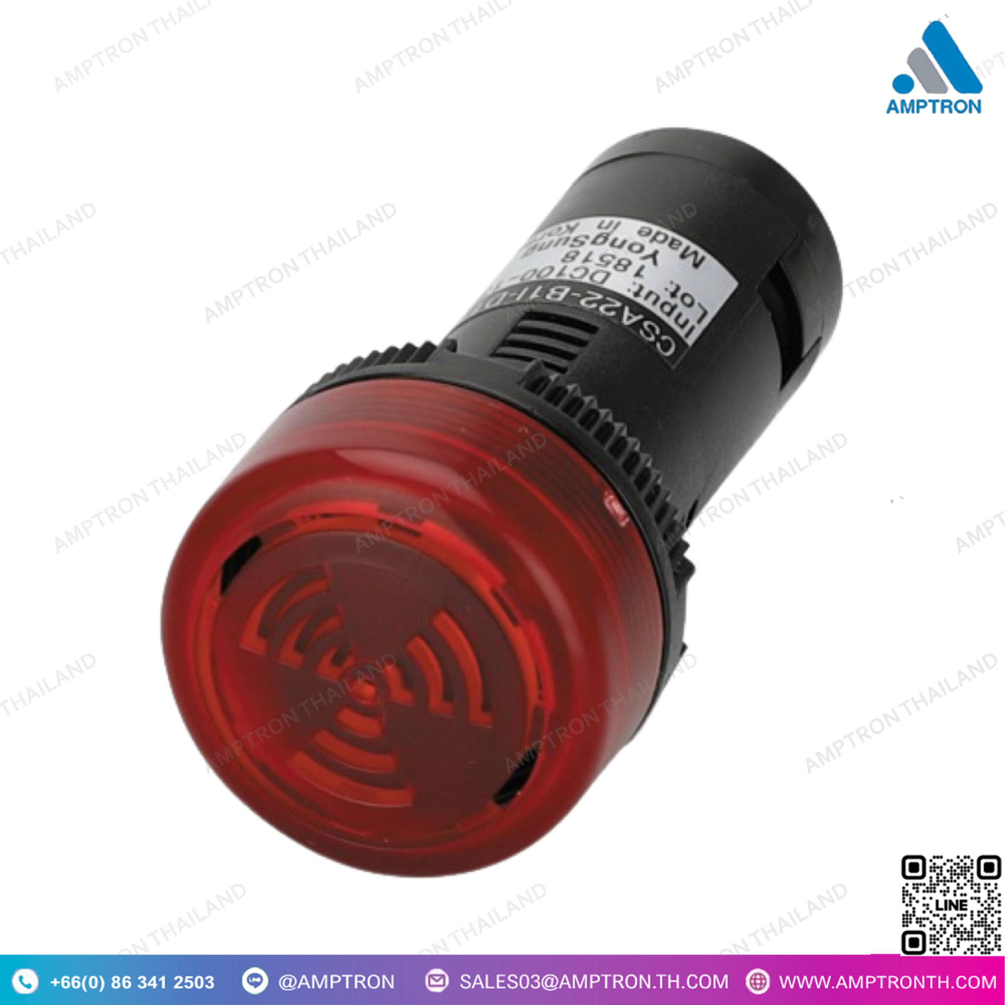 Piezo Buzzer YONGSUNG CSA2X-BOC-A11B - Amptron Instrument Thailand