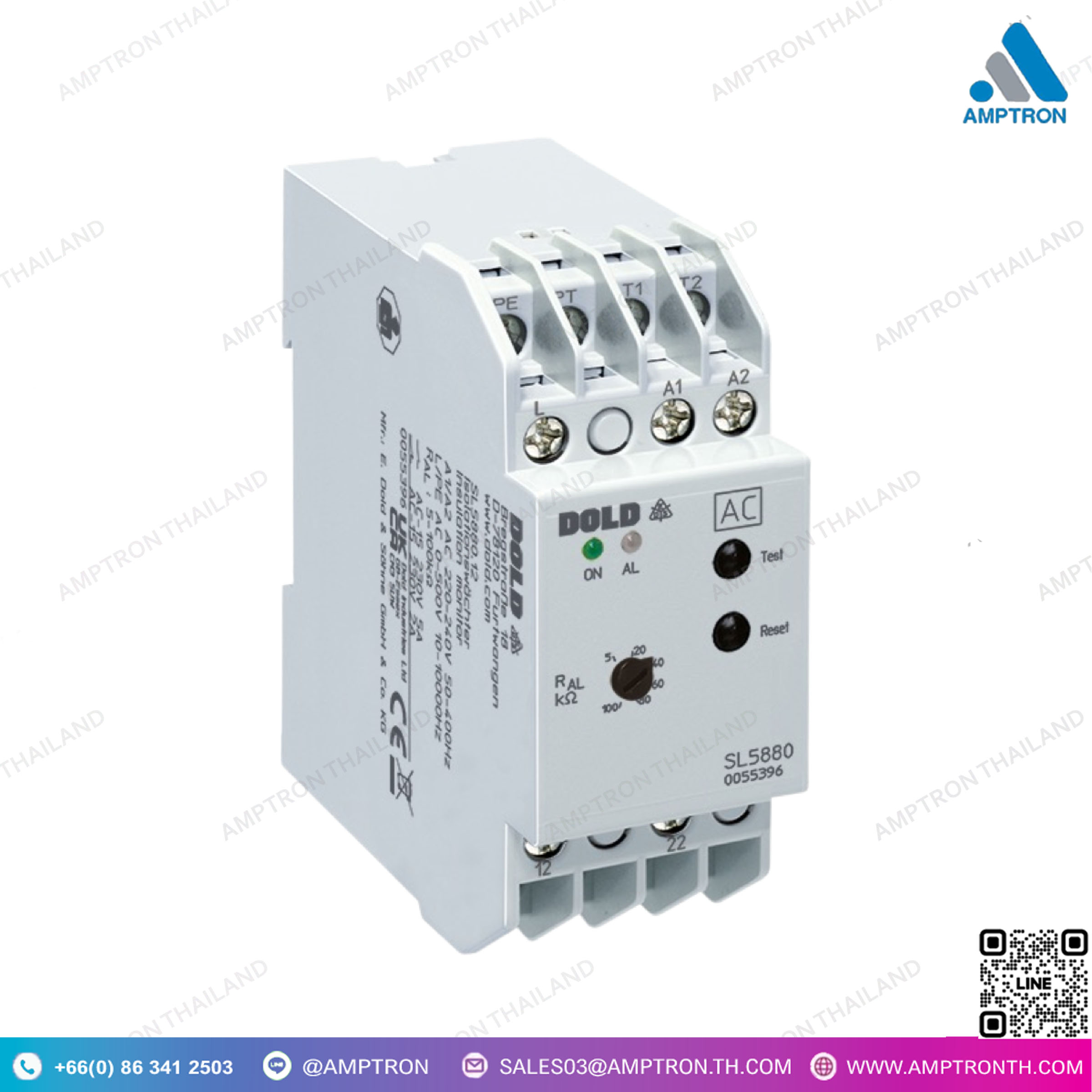 ตรวจจับฉนวนเอซี Insulation Monitor SL 5880/SP 5880