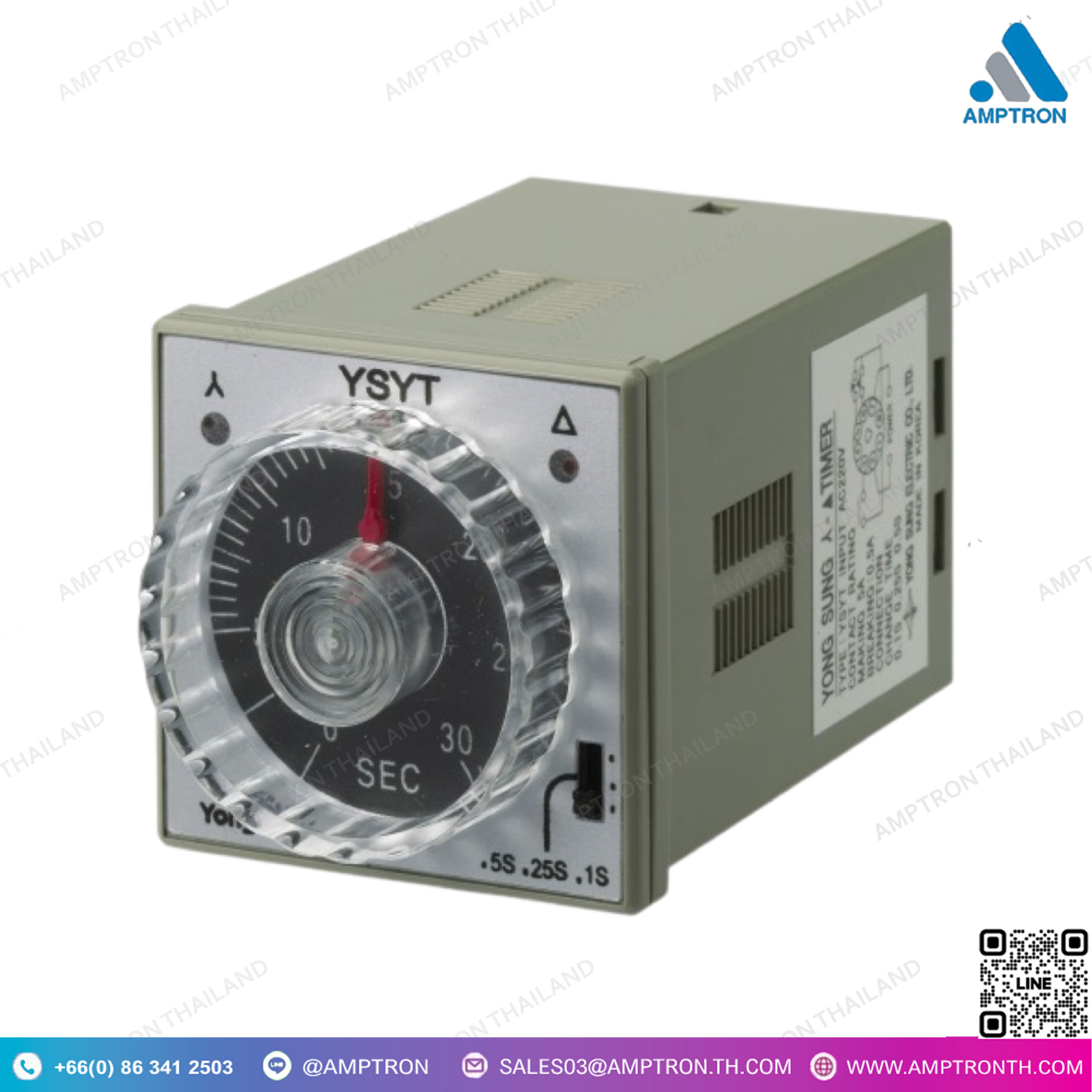 Y- Timer YONGSUNG YS YT-A111360S - Amptron Instrument Thailand