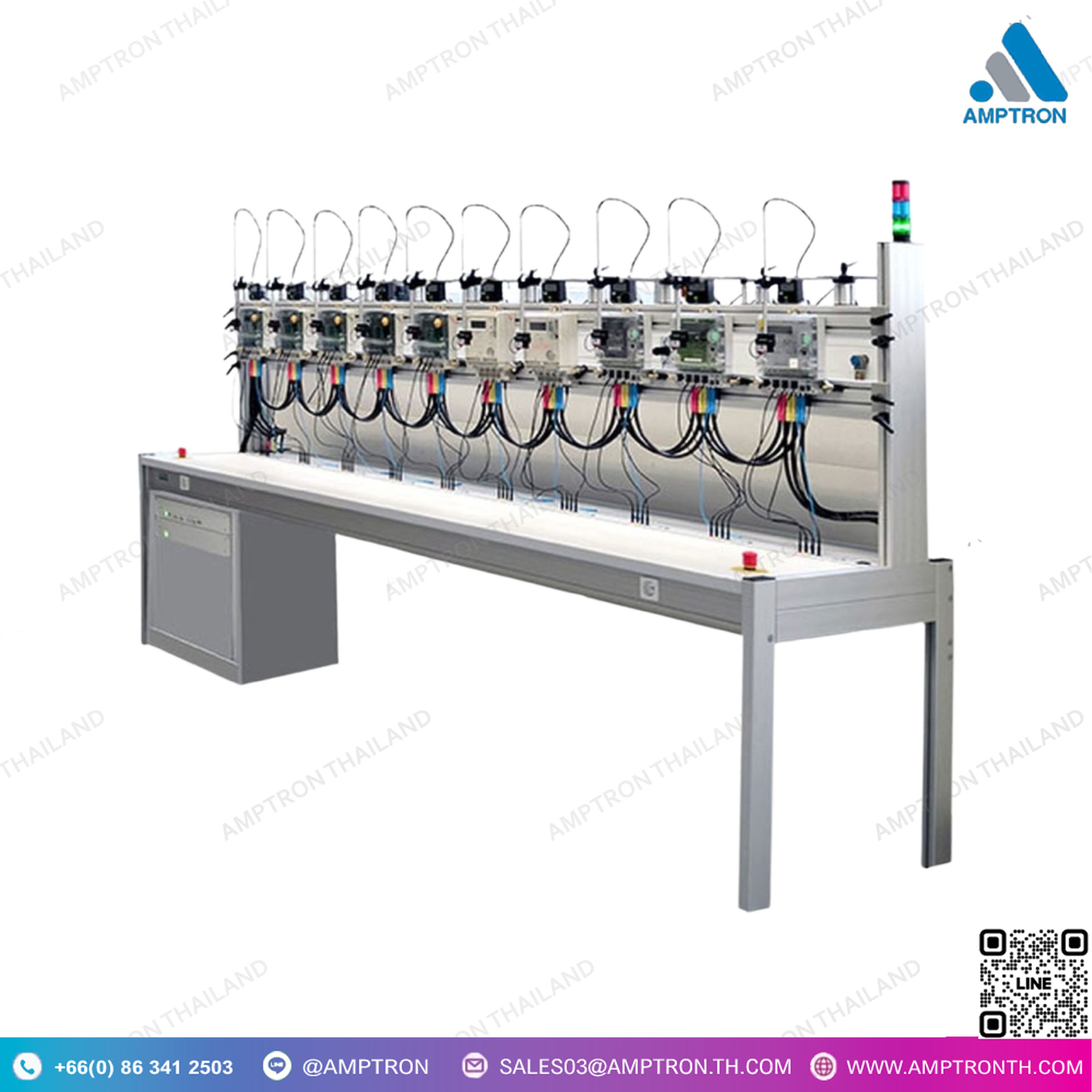 เครื่องทดสอบมิเตอร์ไฟฟ้าแบบหลายตำแหน่ง 1 เฟส/3 เฟส