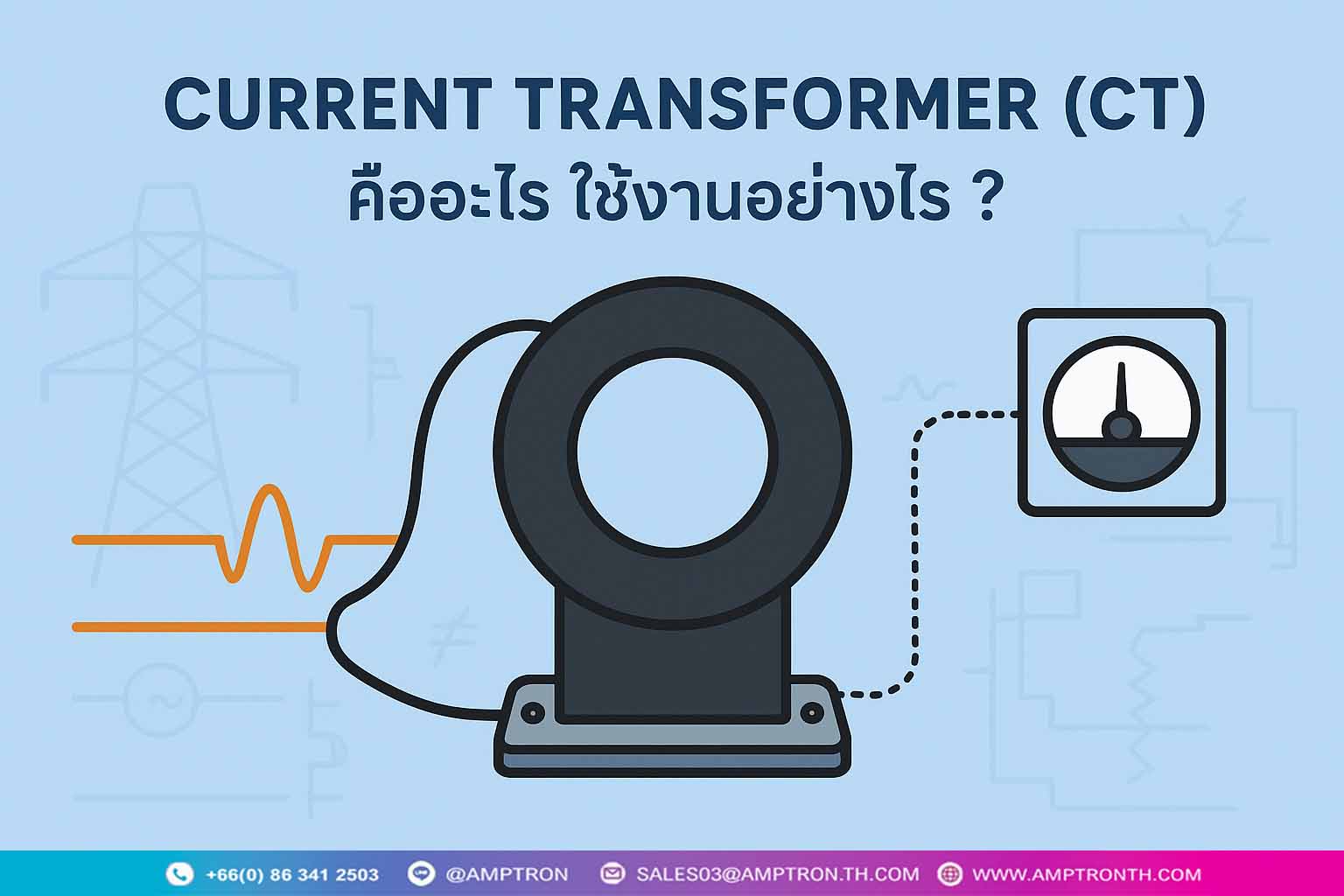 CT transformer working principle - Amptron Instrument Thailand